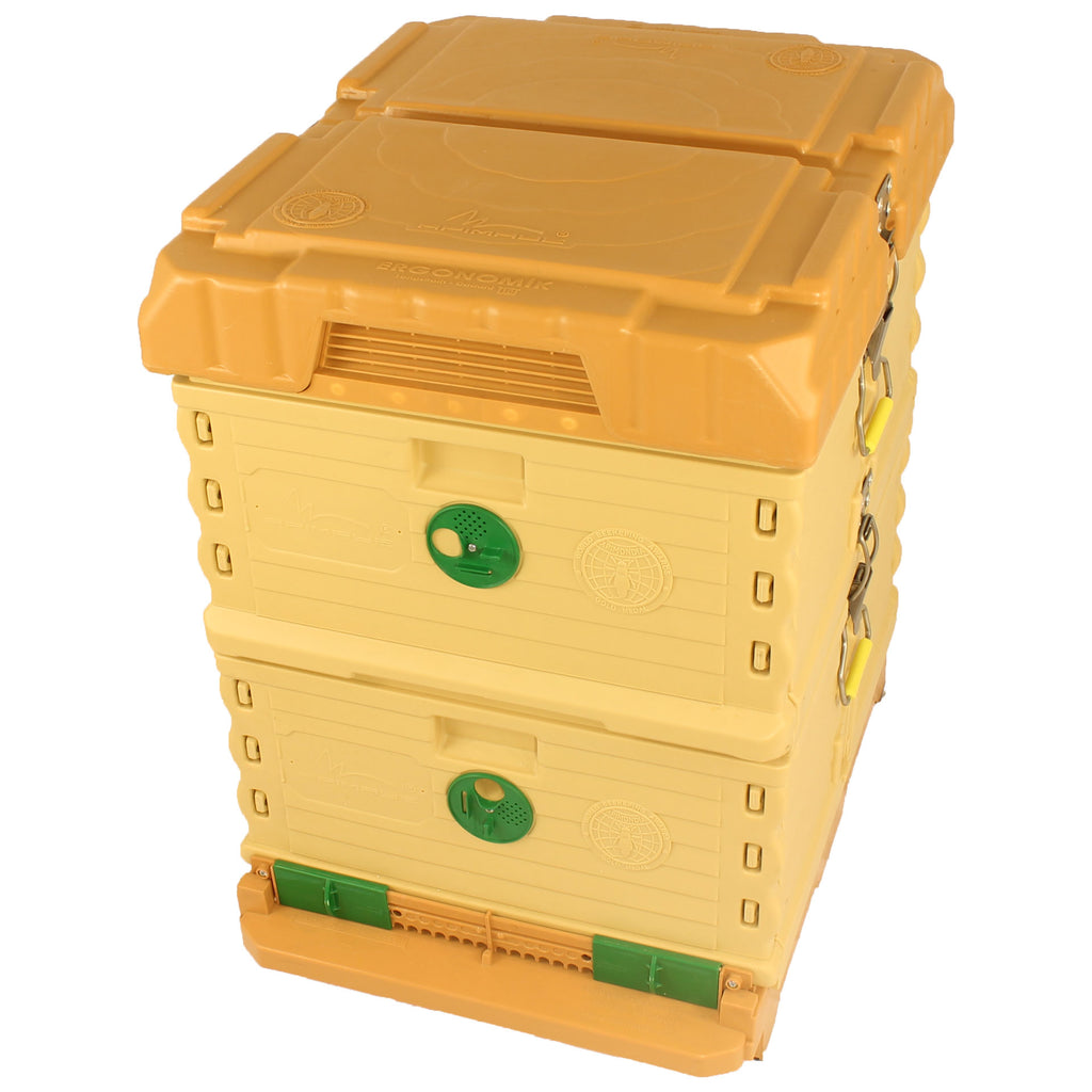 Apimaye Insulated Beehive Set with 20 Handy Frames – ApiHex