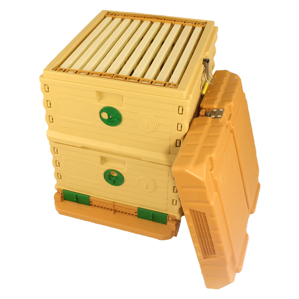 Apimaye Insulated Beehive Set with 20 Handy Frames – ApiHex