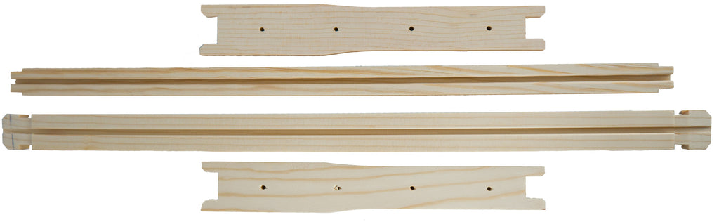 Wooden Frames - Groove Top & Bottom Bar – ApiHex